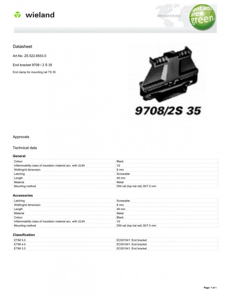 Z5.522.8553.0 datasheet page