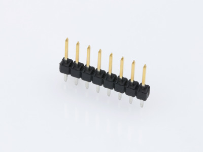 KK 254 Breakaway Header, Vertical, 8 Circuits, 0.38µm Gold (Au) Plating, Mating Pin Length 7.49mm, Bag for sale