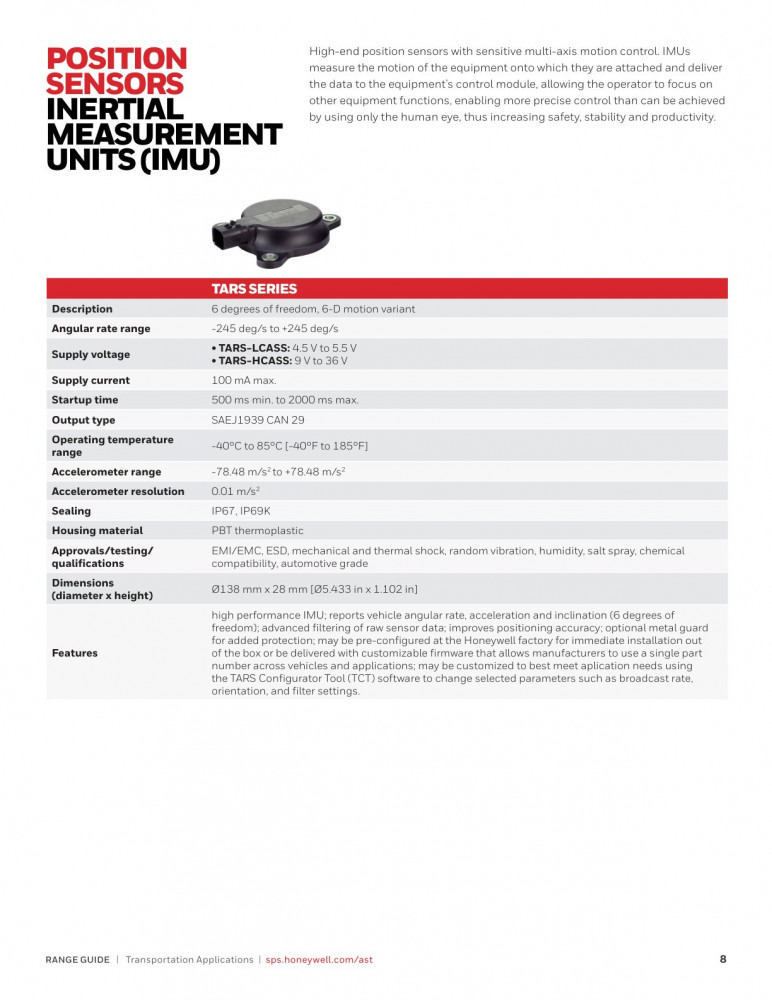 Honeywell transportation guide page 8
