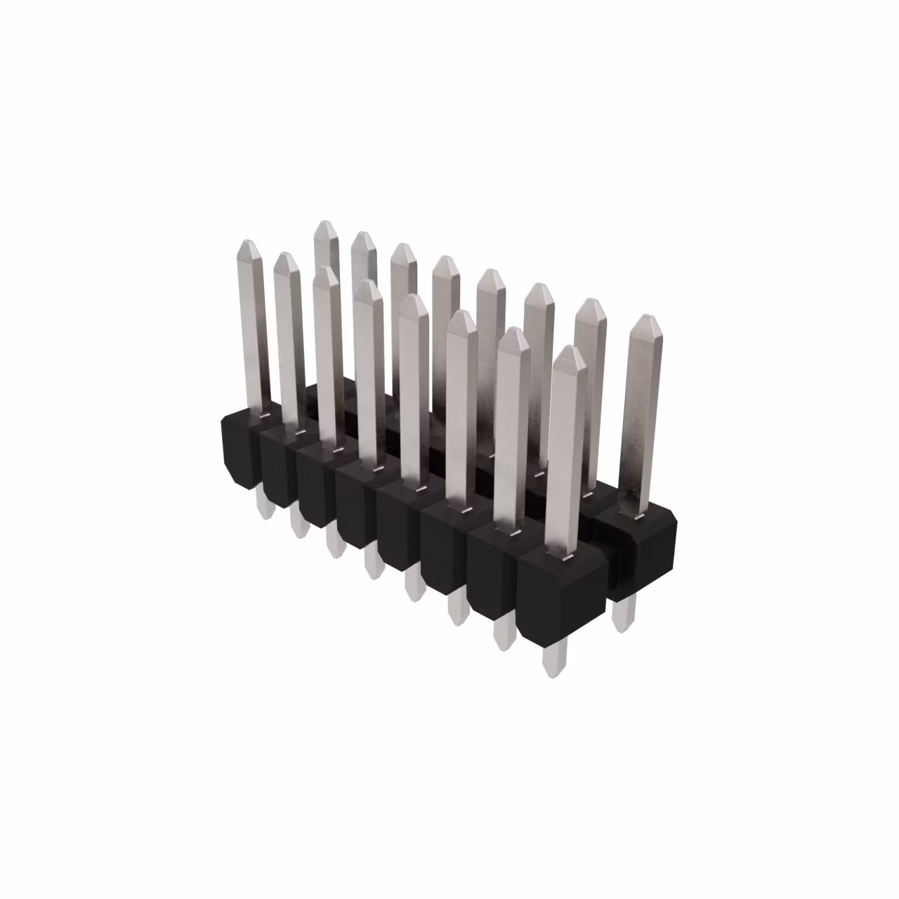 MX150 Dual Row Header, Vertical, 16 Circuits, 1.5µm Tin (Sn) Plating, 11.20mm Mating Pin Length, 3.05mm PC Tail Length for sale