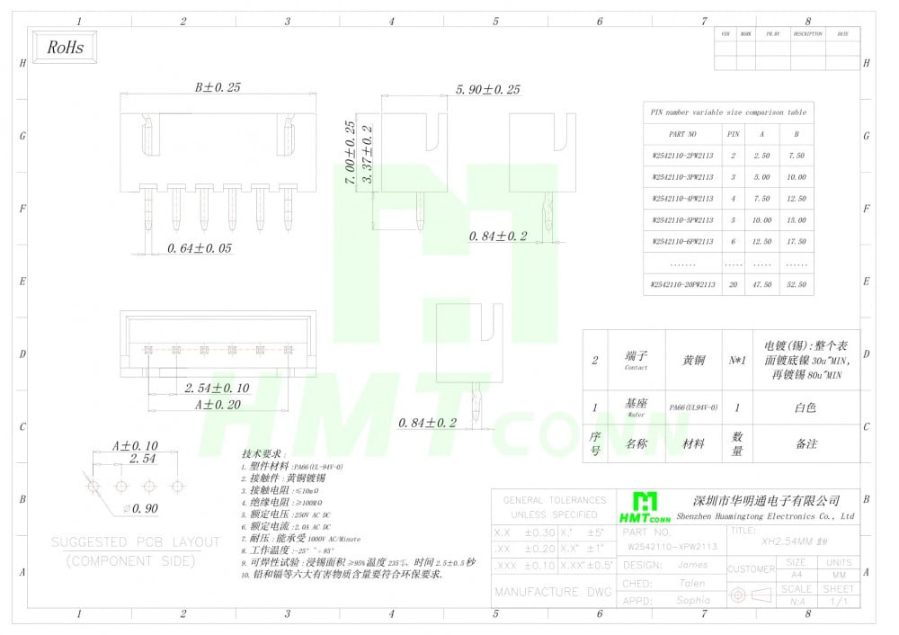 W2542110-5PW2113 technical document page