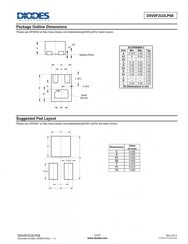 D5V0F2U3LP08-7B datasheet page 4
