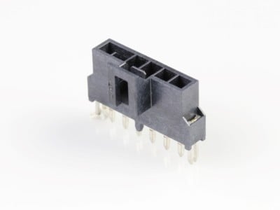 2.54mm H-DAC 64, 4 Way Receptacle Assembly, Single Row, Polarization B