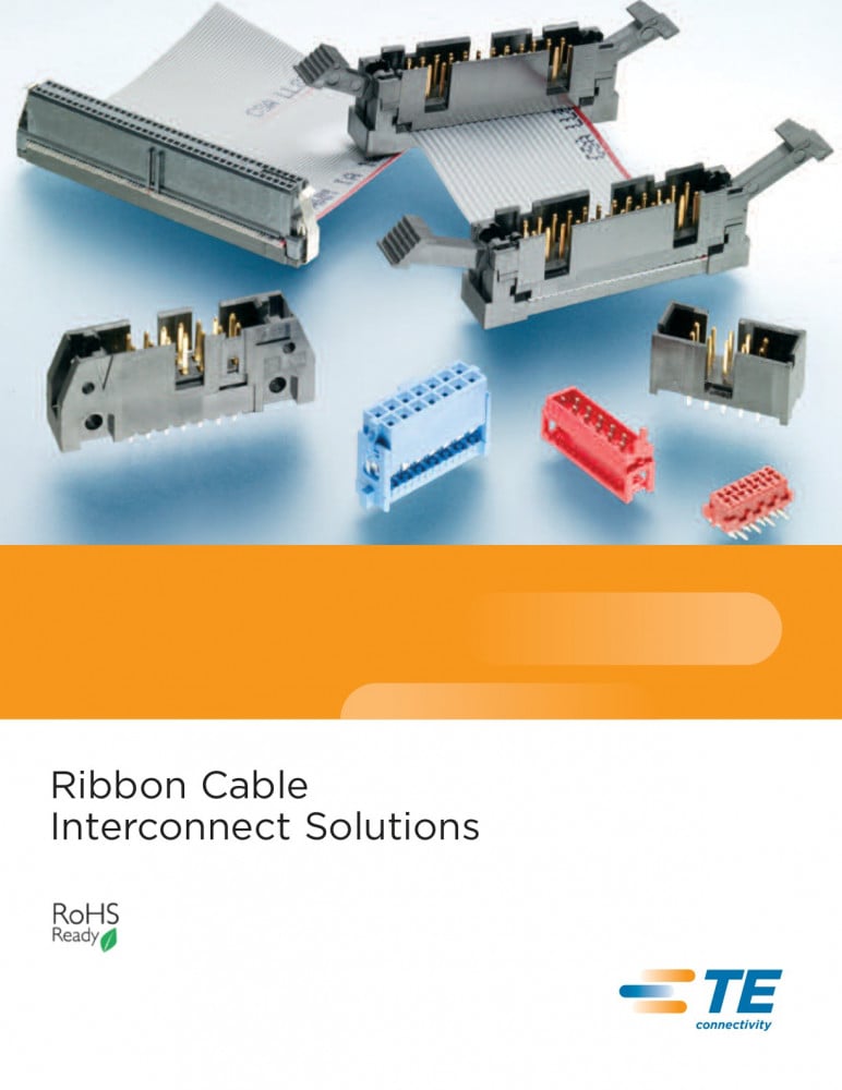 TE ribbon cable connector document page 1