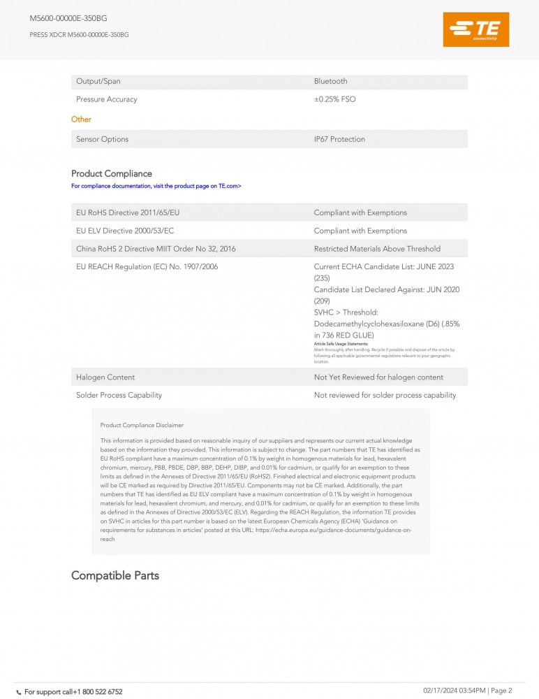 M5600 document page 2