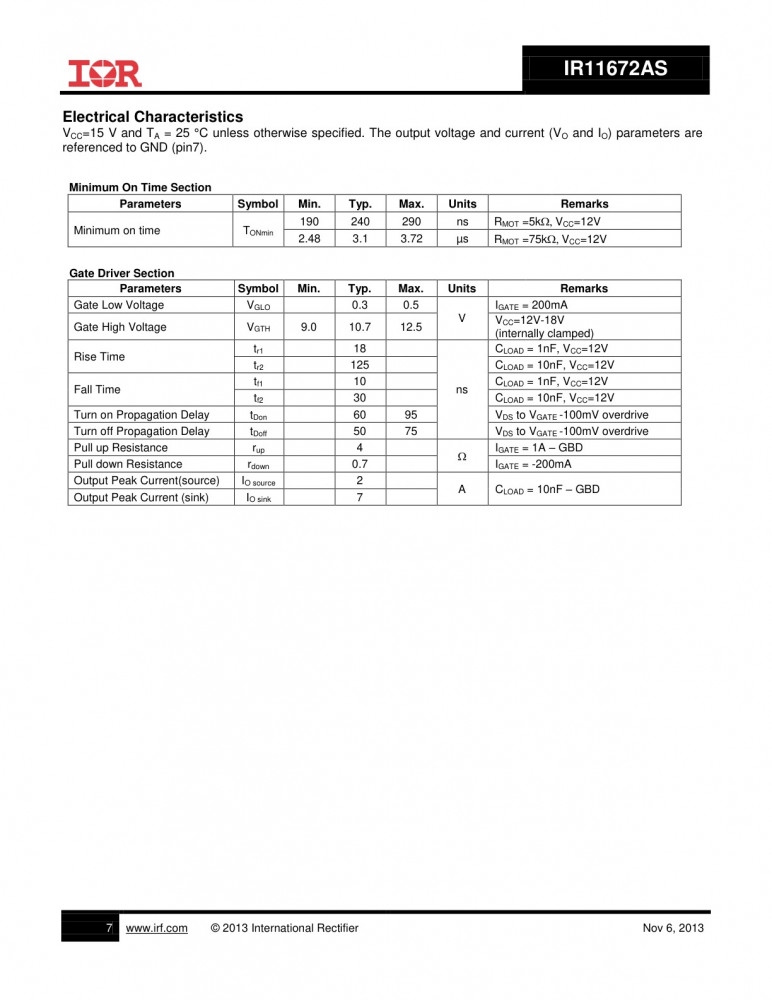 IR11672AS datasheet page 7