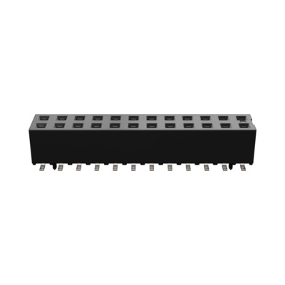 Milli-Grid Receptacle, Surface Mount, Vertical, Top Entry, with Plastic Pegs, without Cap, Tape and Reel, 2.50µm Tin (Sn) Plating, 24 Circuits, Lead-Free for sale