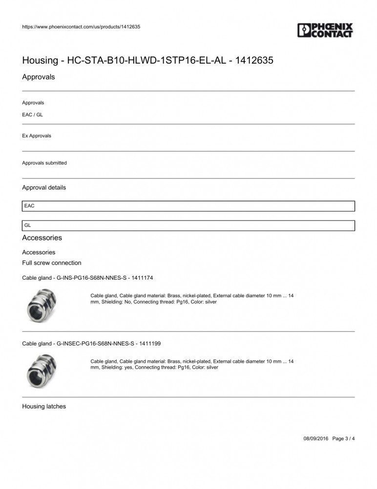 Phoenix Contact 1412635 product documentation page 3