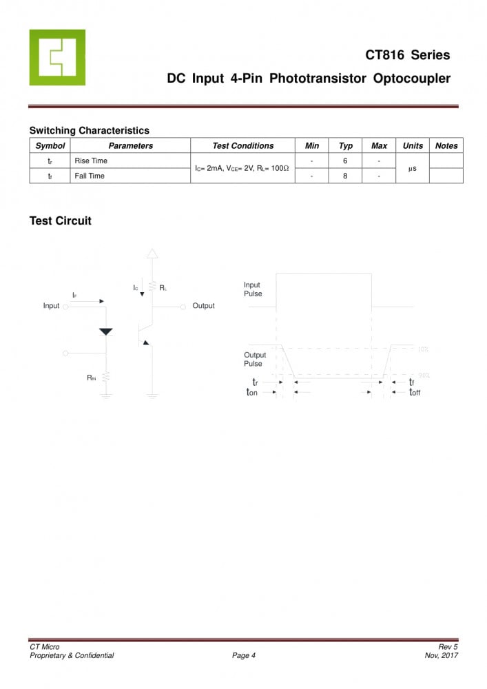 CT816C(SL)(T3)-H datasheet page 4