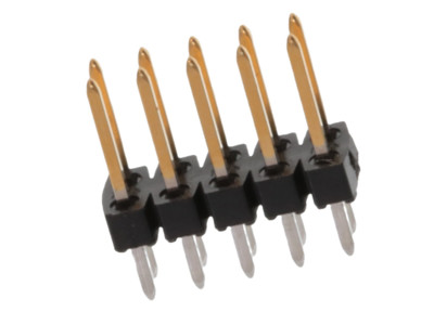 2.54mm Pitch C-Grid III Header, Dual Row, Vertical, 10 Circuits, 0.10µm Gold (Au) Selective Plating for sale