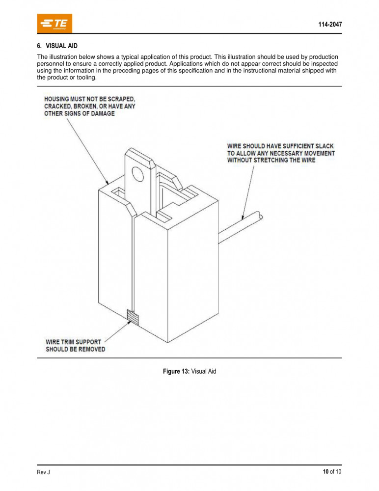 TE Connectivity MAG-MATE Mini Series document page 10