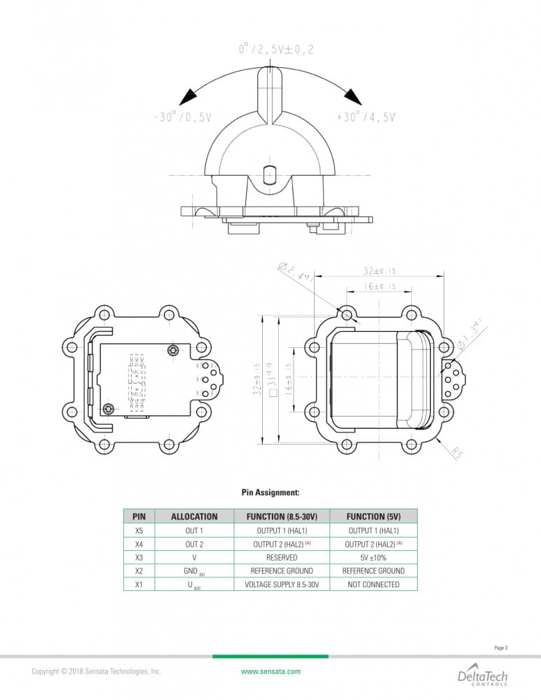 Sensata AR3 Analog Rocker documentation page 3