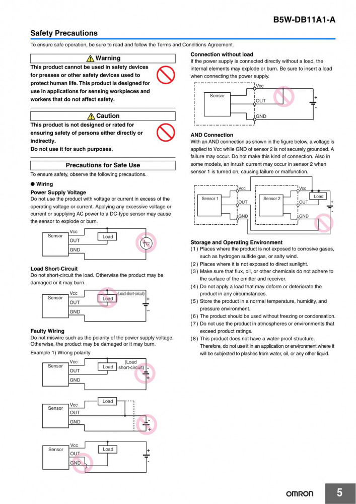 B5W-DB11A1-A-1 technical document page 5