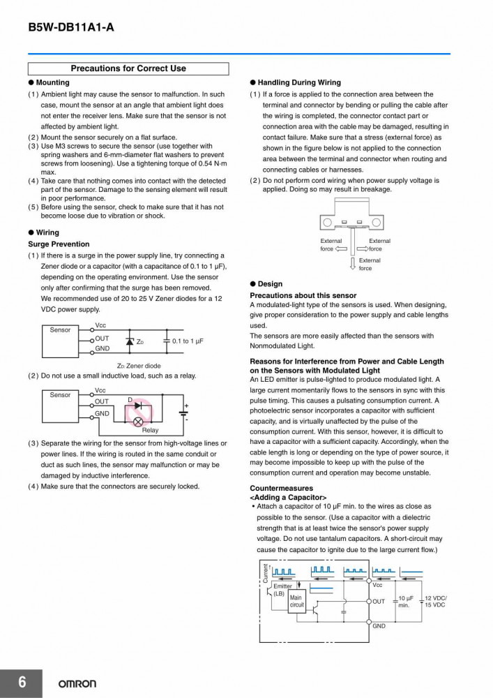 B5W-DB11A1-A-1 technical document page 6