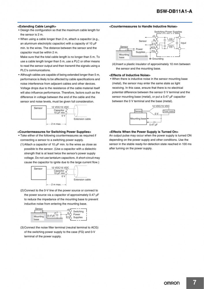 B5W-DB11A1-A-1 technical document page 7