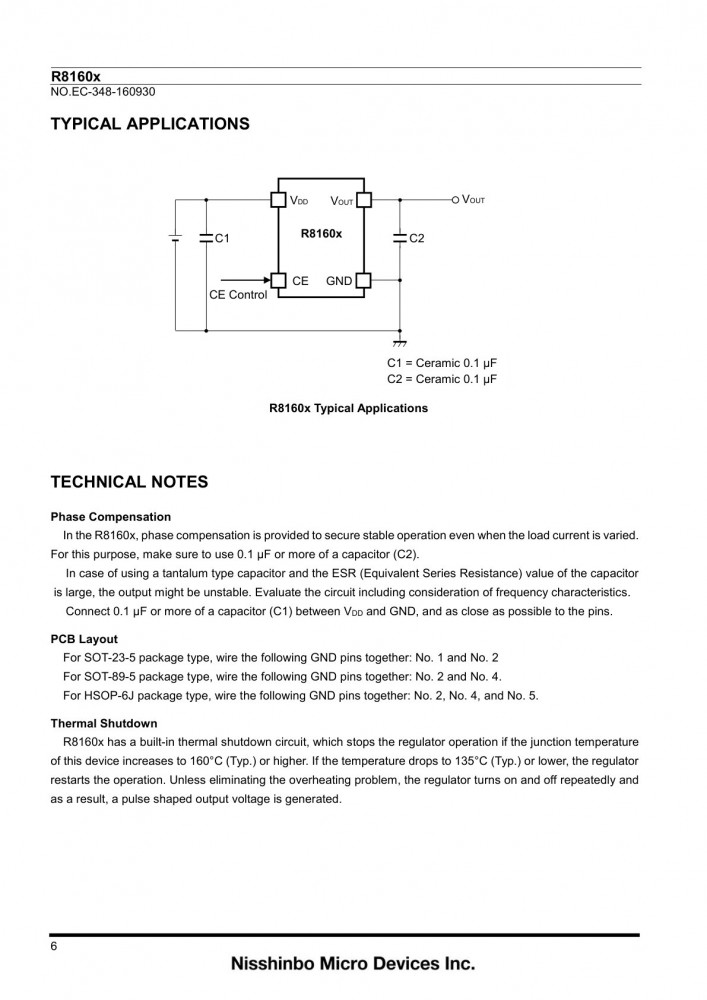 R8160x datasheet page 6