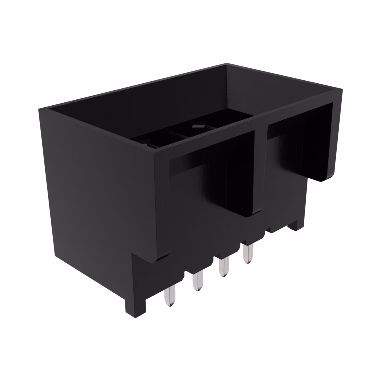 Micro-Fit BMI Header, Surface Mount Compatible, Dual Row, Vertical, with PCB Polarizing Peg, 22 Circuits, 2.54µm Matte Tin (Sn) Plating, Straight Tails