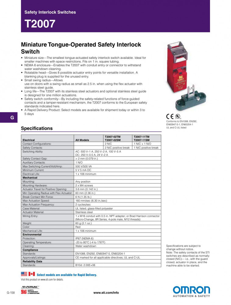 T2007-11TCC5 technical document page 1