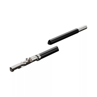 Pre-Crimped Lead Micro-Fit 3.0 Female-to-Pigtail, Tin (Sn) Plating, 75.00mm Length, 18 AWG, Black for sale