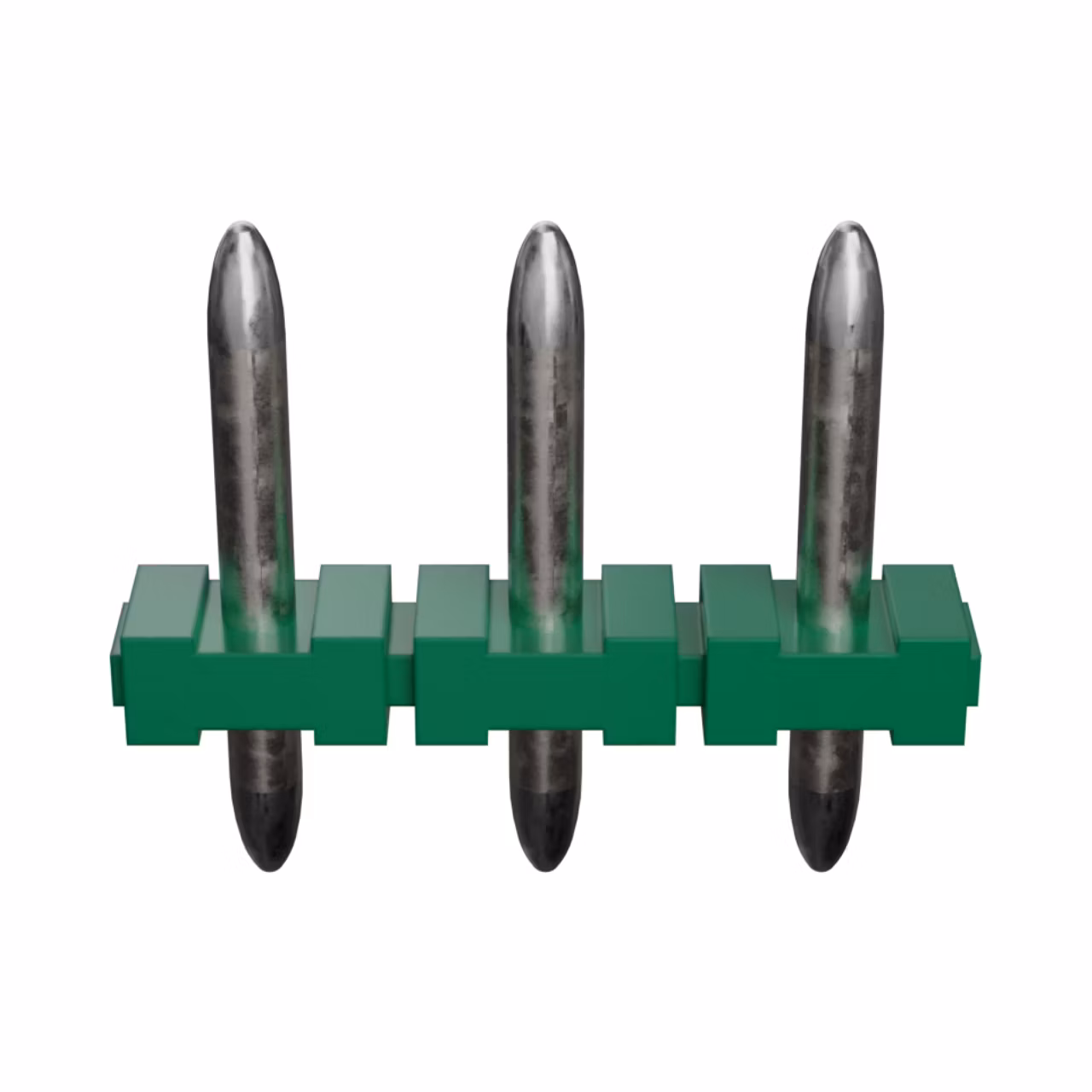 5.00mm Pitch Eurostyle Vertical PCB Pin Header, Breakable, 3 Circuits for sale