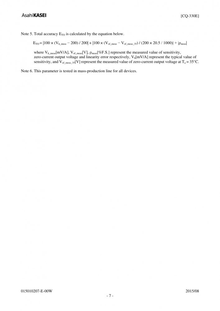 CQ330E datasheet page 7