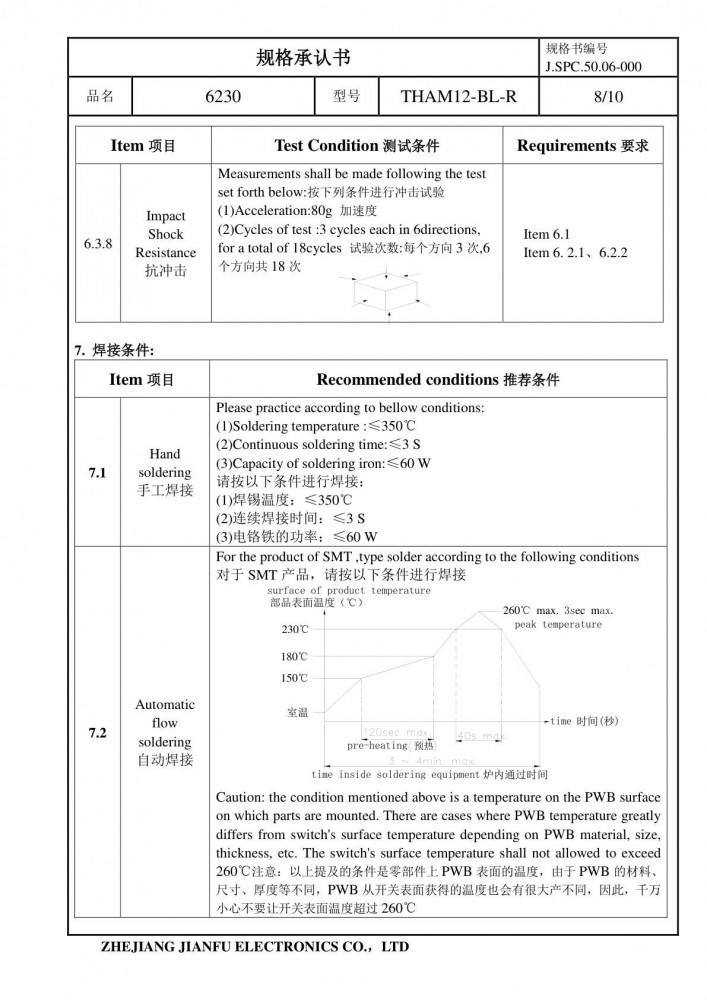THAM12-BL-R specification page 9