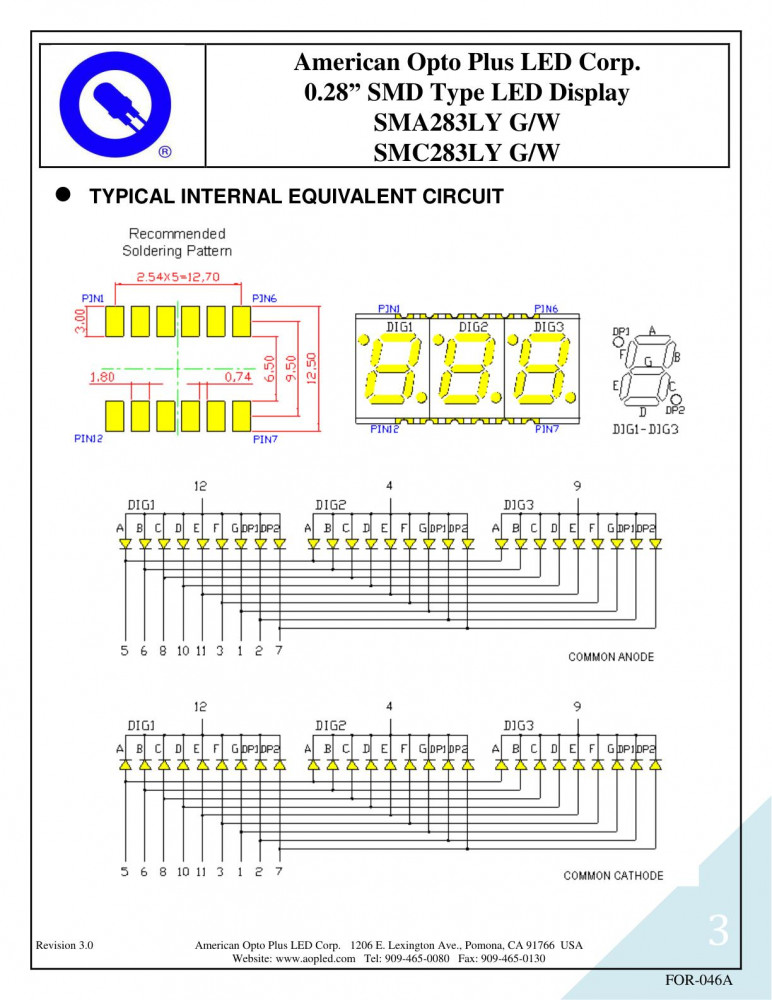 SMC283LY technical document, page 3