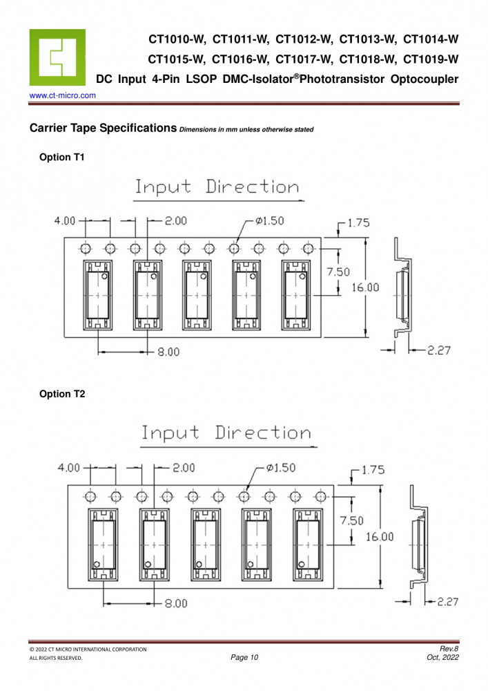 CT1019-W datasheet page 10