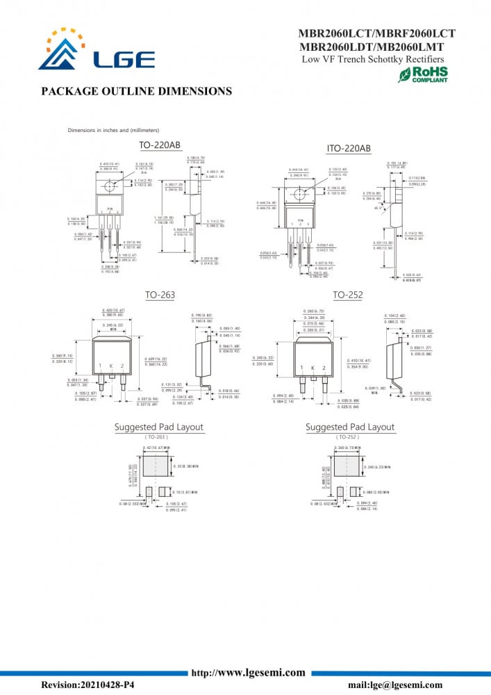 MBR2060LCT datasheet page 4