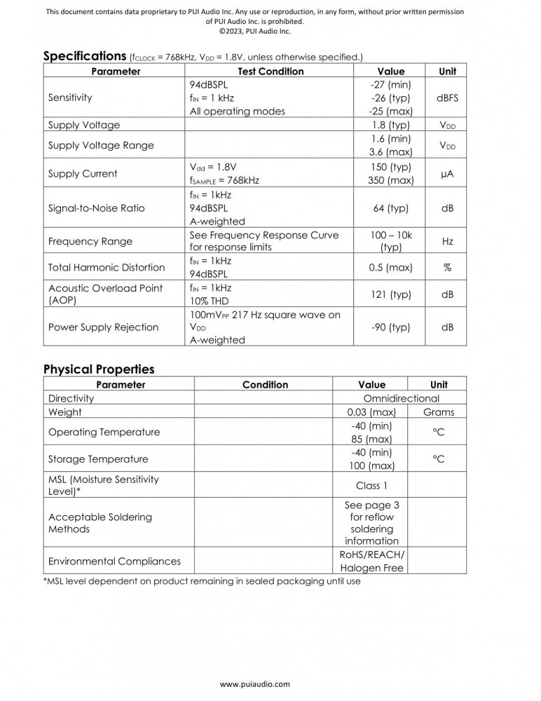 DMM-3526-3-B datasheet page 2