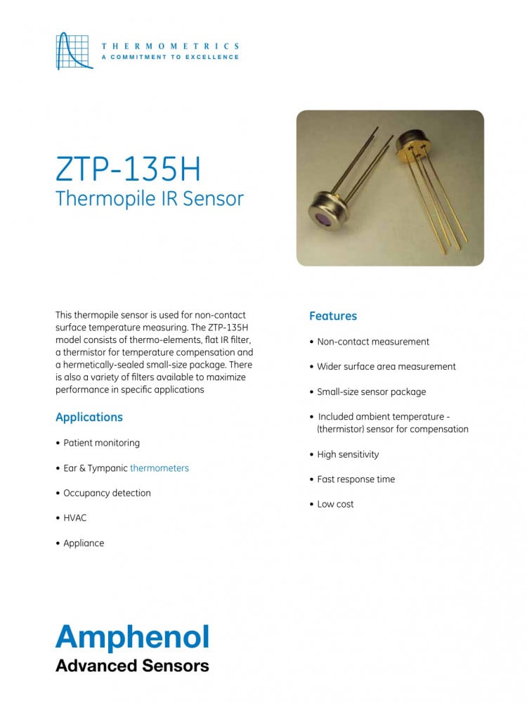 ZTP-135H datasheet page 1