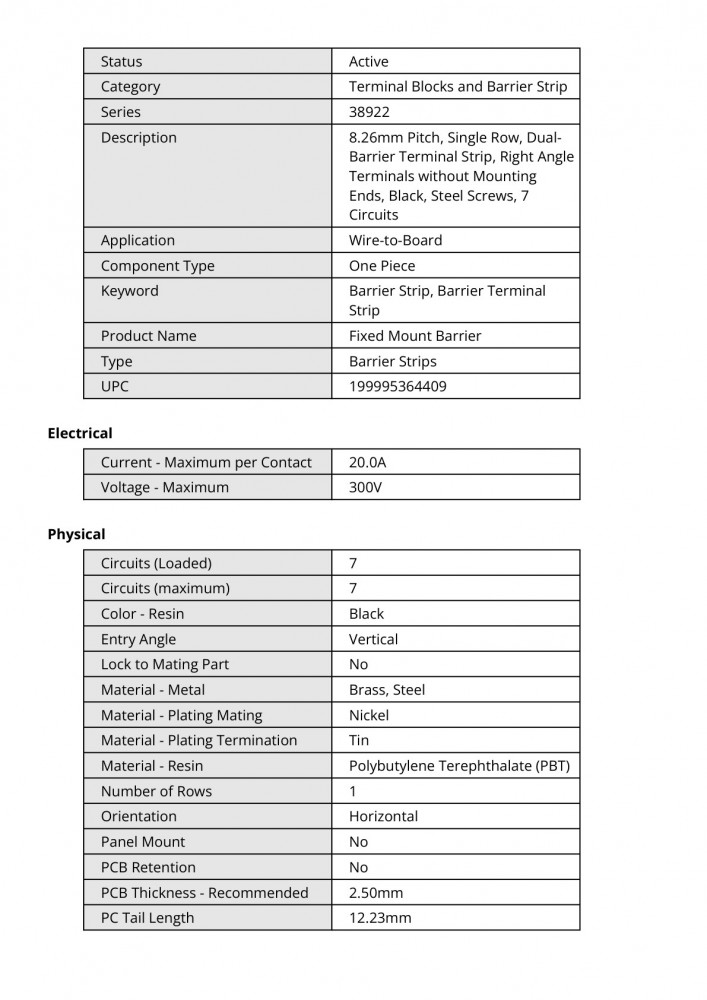 MOLEX 389221007 product document image 2