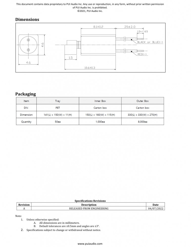 HD-EMB1005-LW25-R datasheet page 3