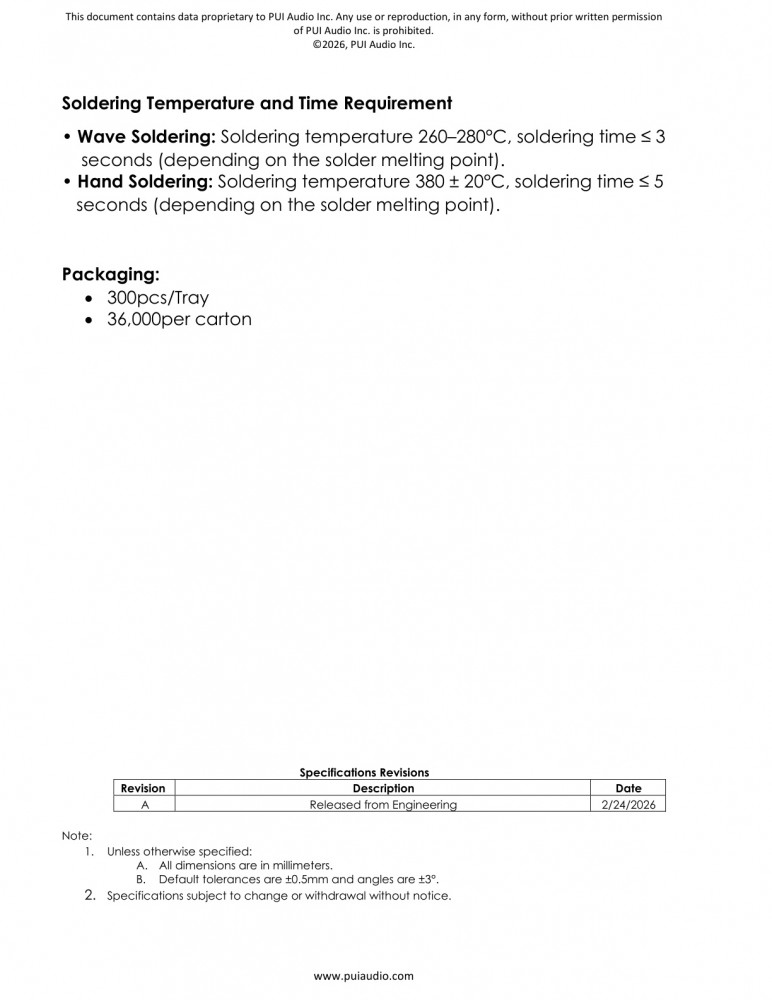 UT-1240K-TT-2 datasheet page 6