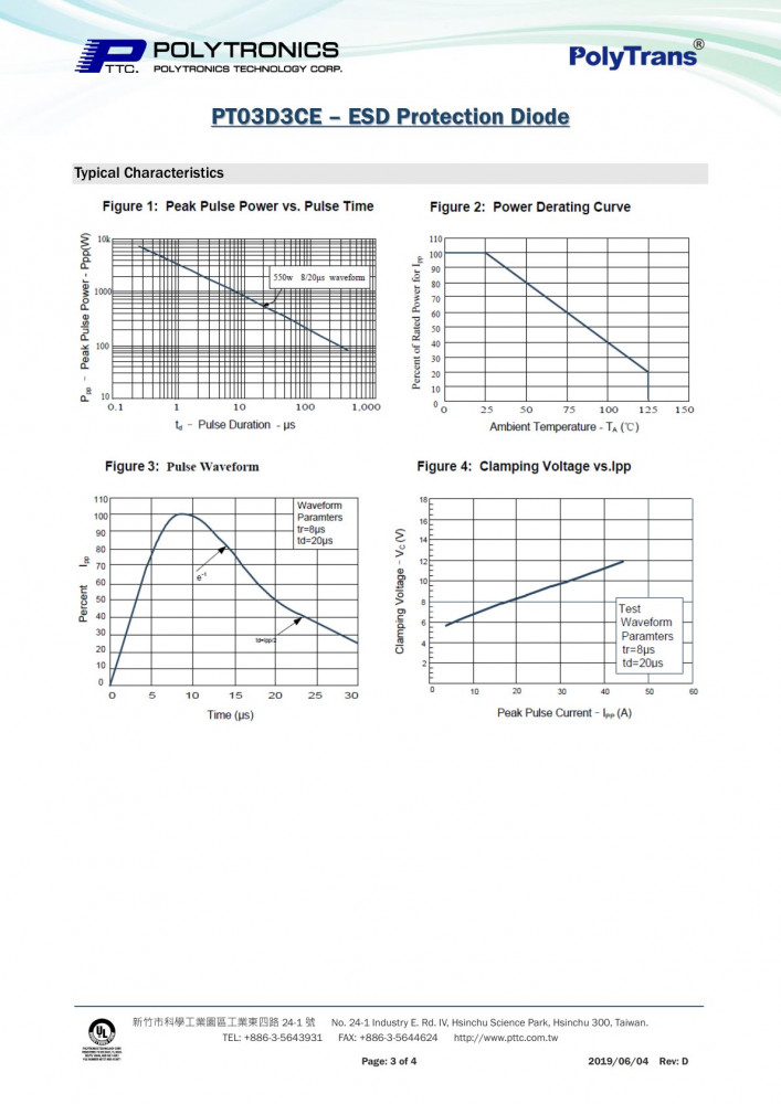 PT03D3CE datasheet page 3