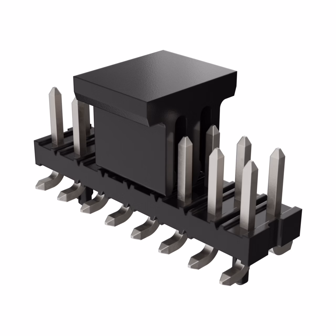 Milli-Grid Header, Vertical, Surface Mount, 16 Circuits, 2.54µm Tin (Sn) Plating, Mating Pin Length 3.20mm, with Cap and Pegs, Tape and Reel, Lead-Free for sale