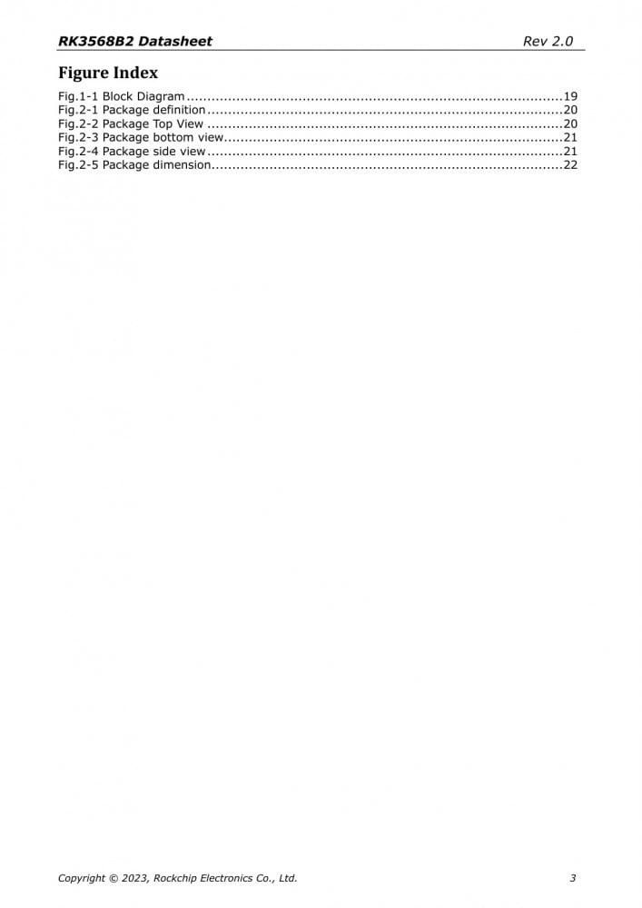 RK3568B2 datasheet page 3
