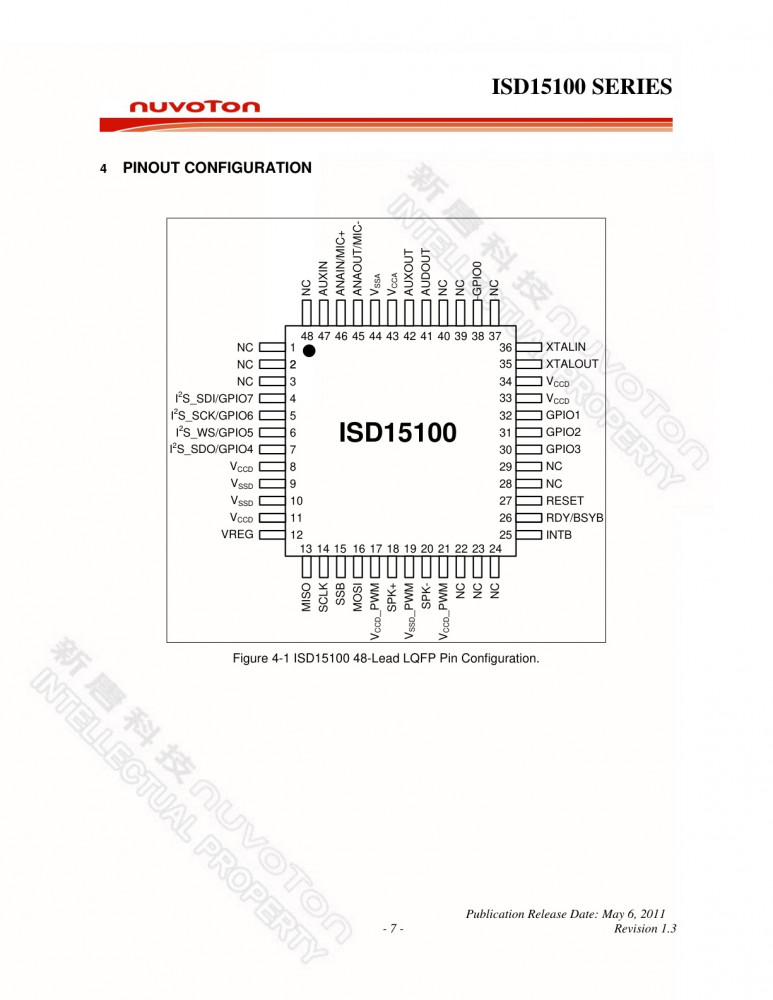 ISD15100 datasheet page 7