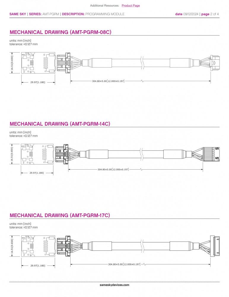 AMT-PGRM-06C datasheet page 2