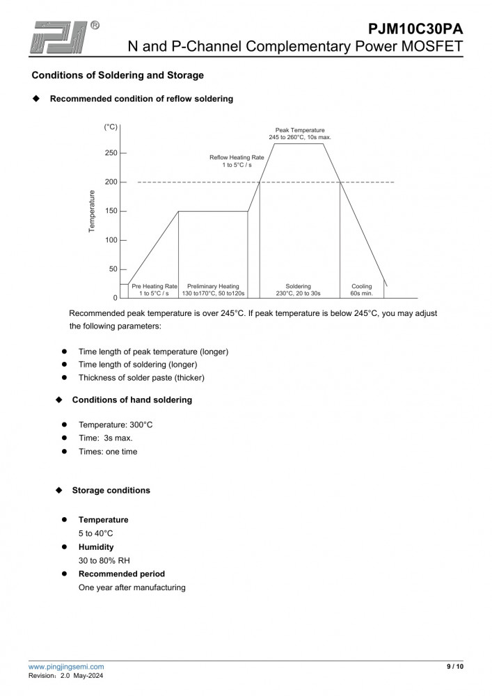 PJM10C30PA document page 9