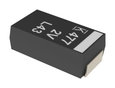 KEMET A720V107M016APE025 Aluminum-Polymer Capacitor