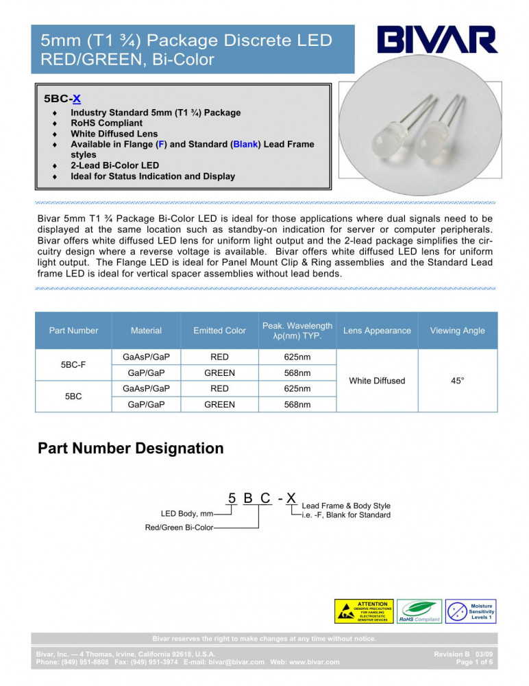 BIVAR 5BC-F datasheet page 1