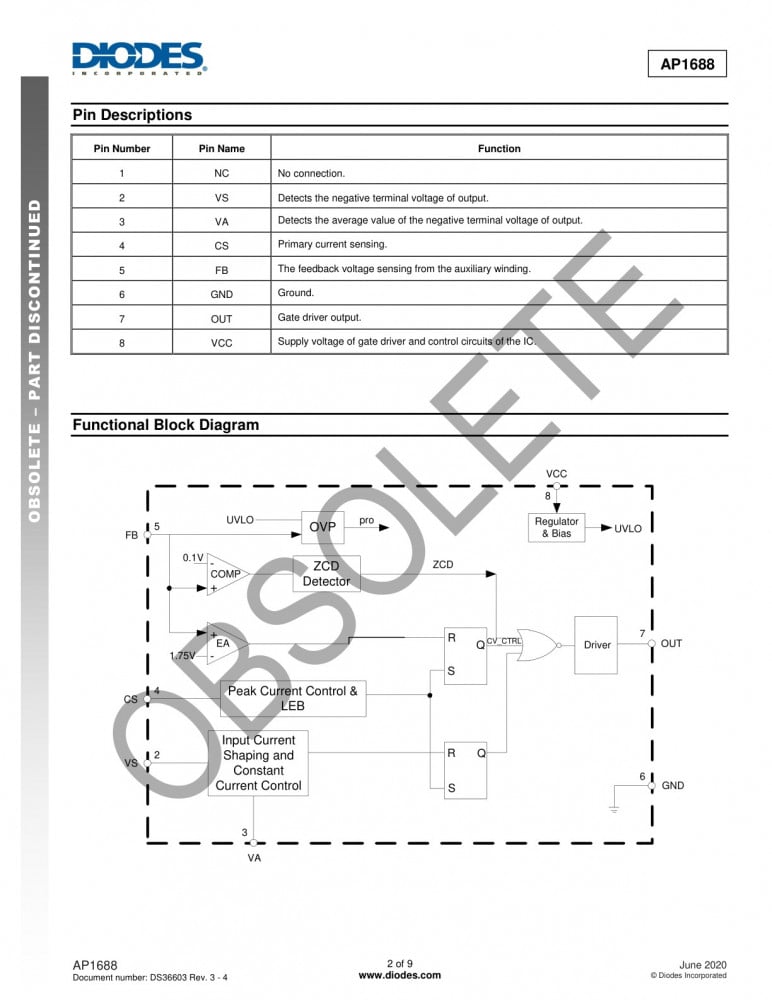 AP1688MTR-G1 datasheet page 2