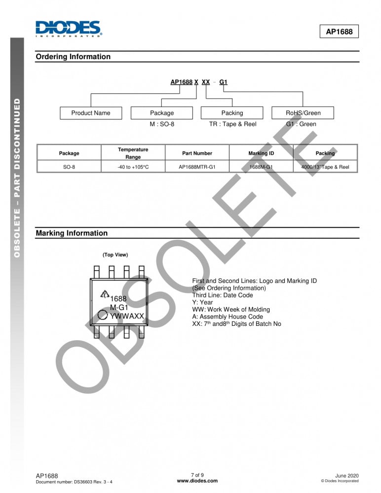 AP1688MTR-G1 datasheet page 7