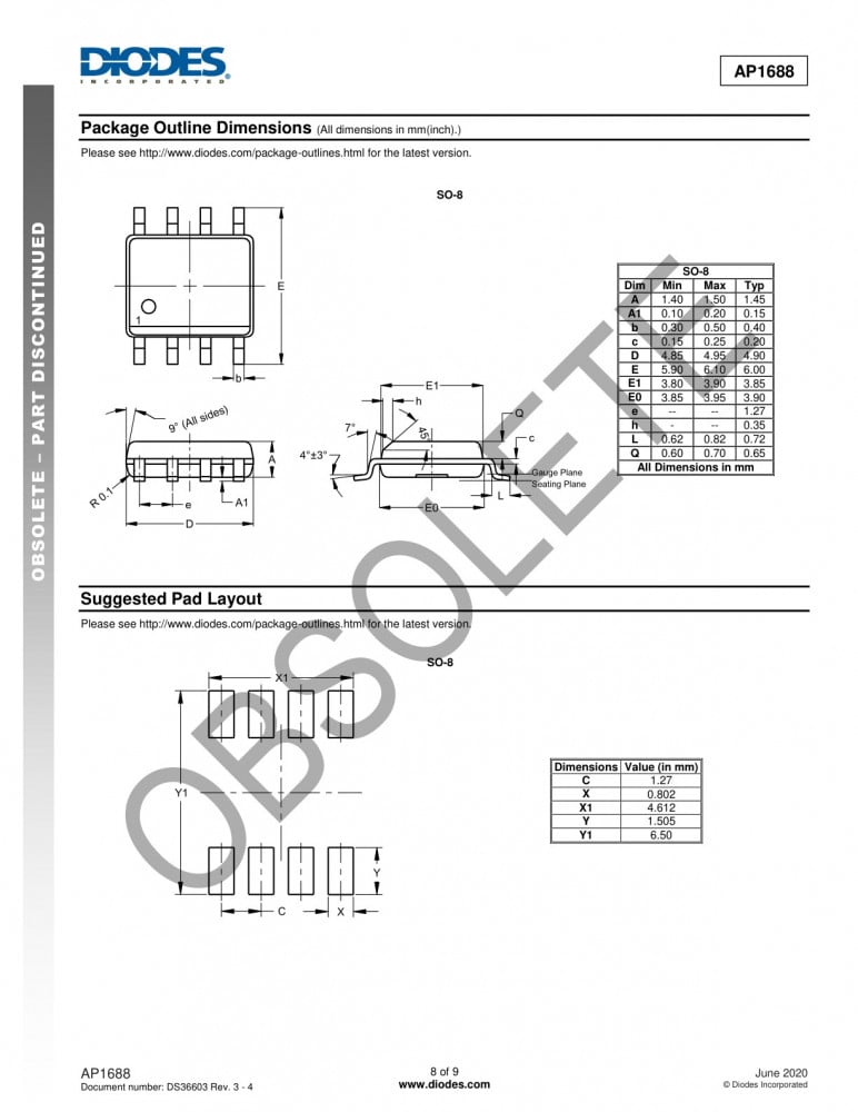 AP1688MTR-G1 datasheet page 8
