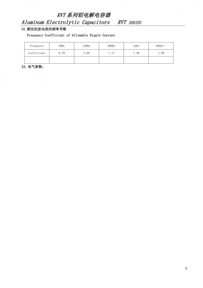 ChengTao RVT datasheet page 8