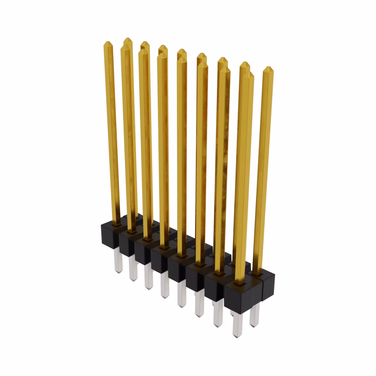 C-Grid Header, 2.54mm Pitch, Through Hole, Dual Row, Vertical, 16 Circuits, 0.75µm Gold (Au) Plating, Tray Packaging, Lead-Free for sale