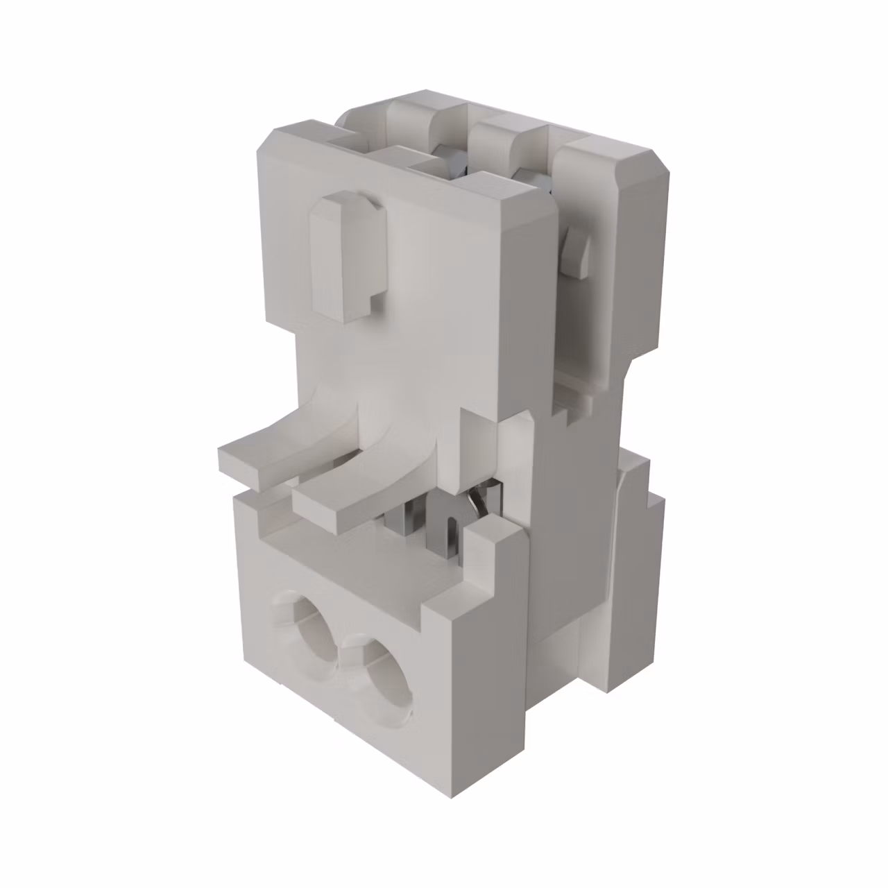 Appli-Mate RAST 2.5 IDT Housing, 2.50mm Pitch, Female, 2 Circuits, Beaded Terminal, Position Keys A & C Removed, 1 Open and 1 Slotted Endwall for sale