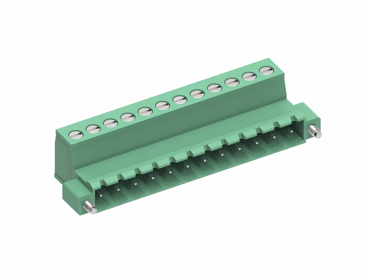 5.08mm Pitch Eurostyle Horizontal Receptacle, with Retention Ends, 12 Circuits for sale