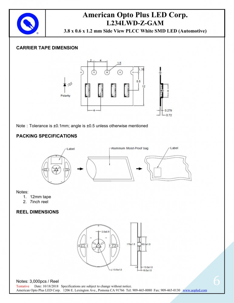 L234LWD-Z-GAM datasheet page 6